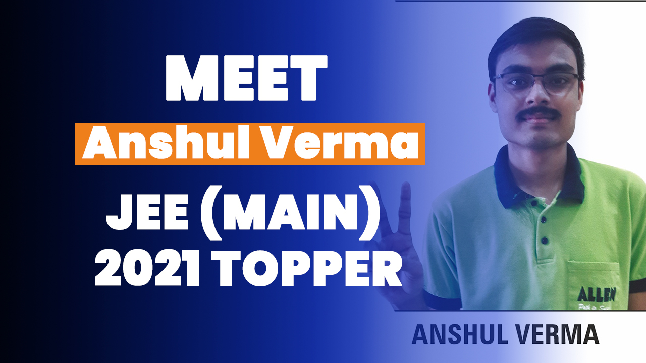 The positive Environment of ALLEN compelled me to take admission for ...