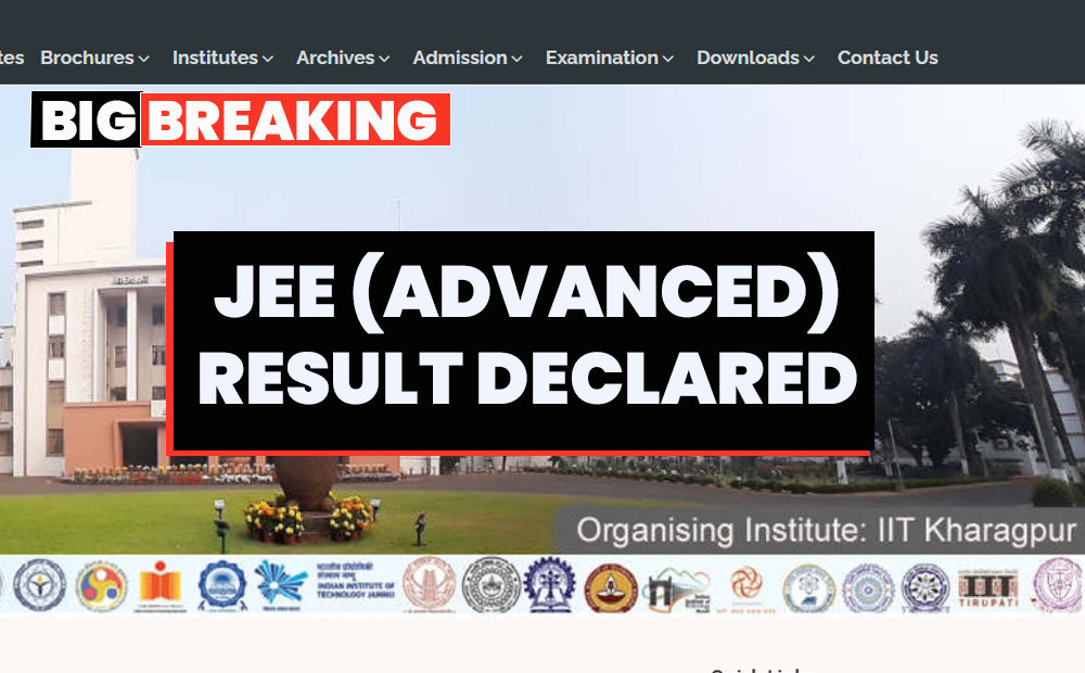 JEE Advanced 2021 Result declared. Know the steps to check result - My ...