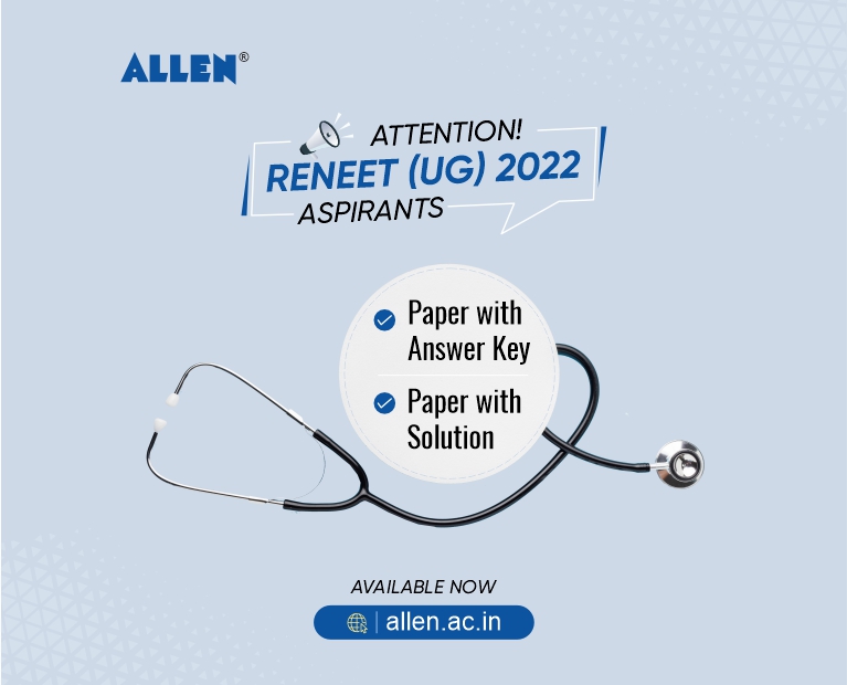 Download ReNEET UG 2022 Paper with Answer Key and Solutions by ALLEN ...