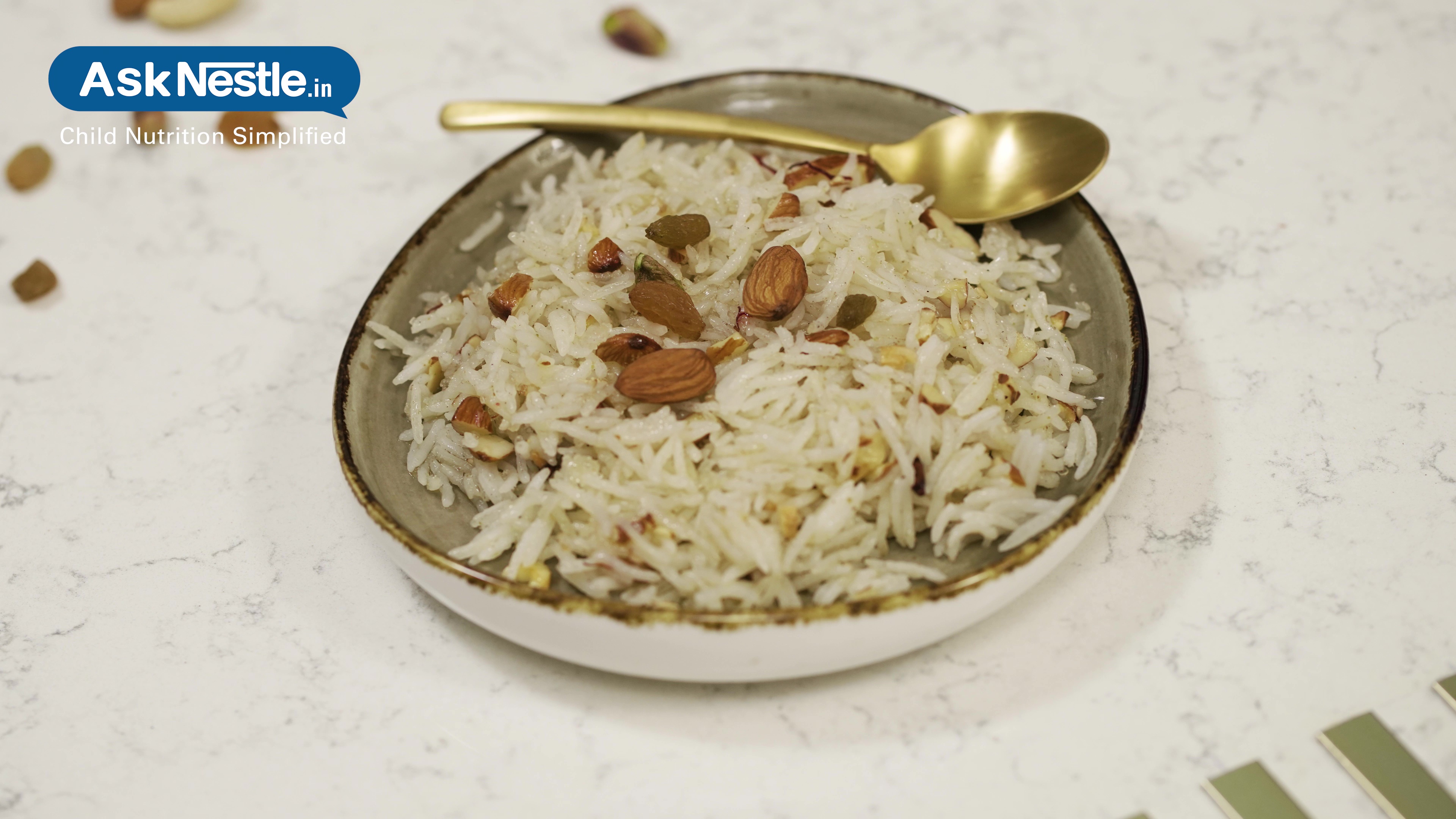 Mithe Chawal Recipe, How to Make Mithe Chawal | Ask Nestle