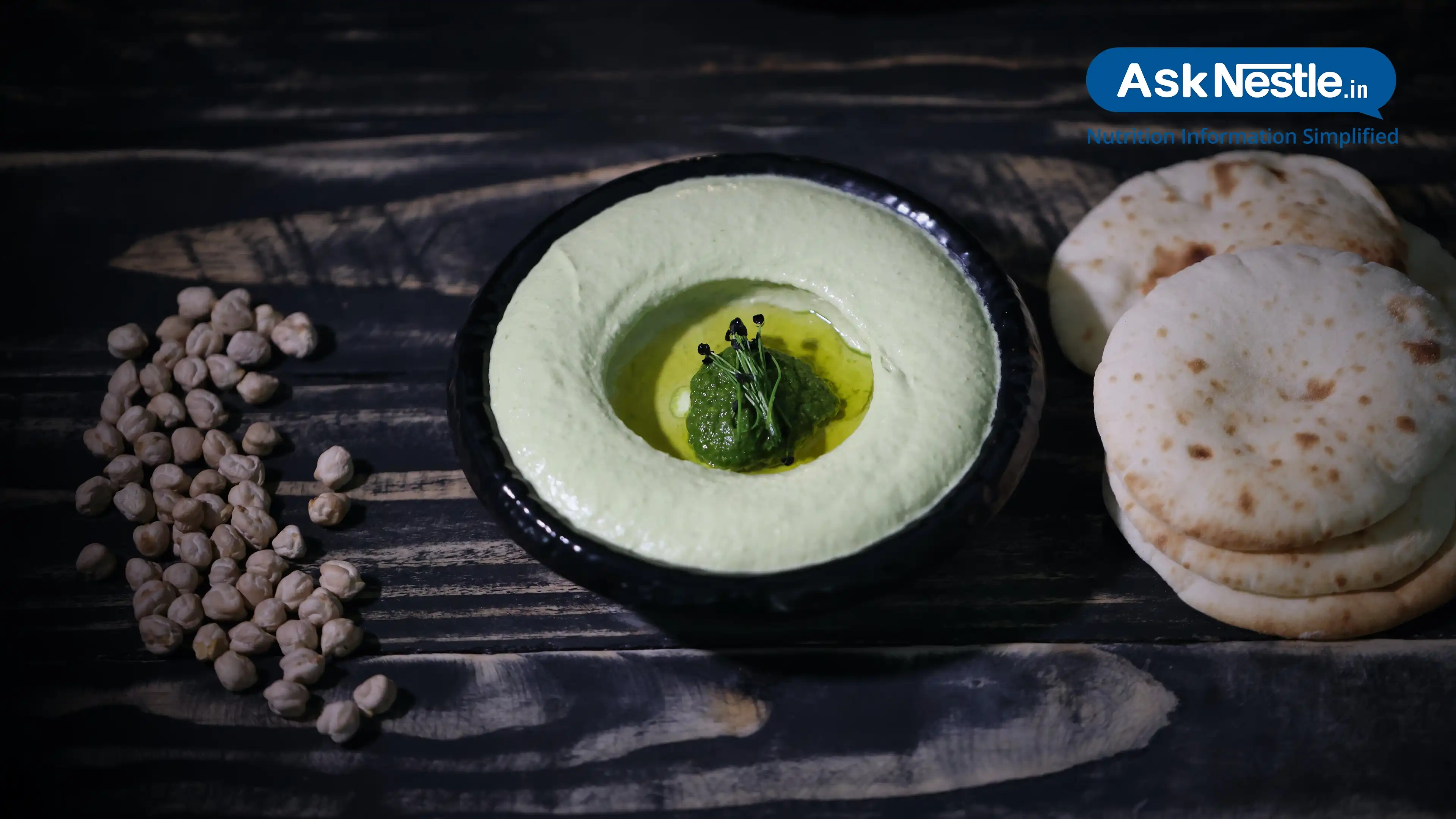 Green Pea Hummus Recipe, How to Make Green Pea Hummus | Ask Nestle