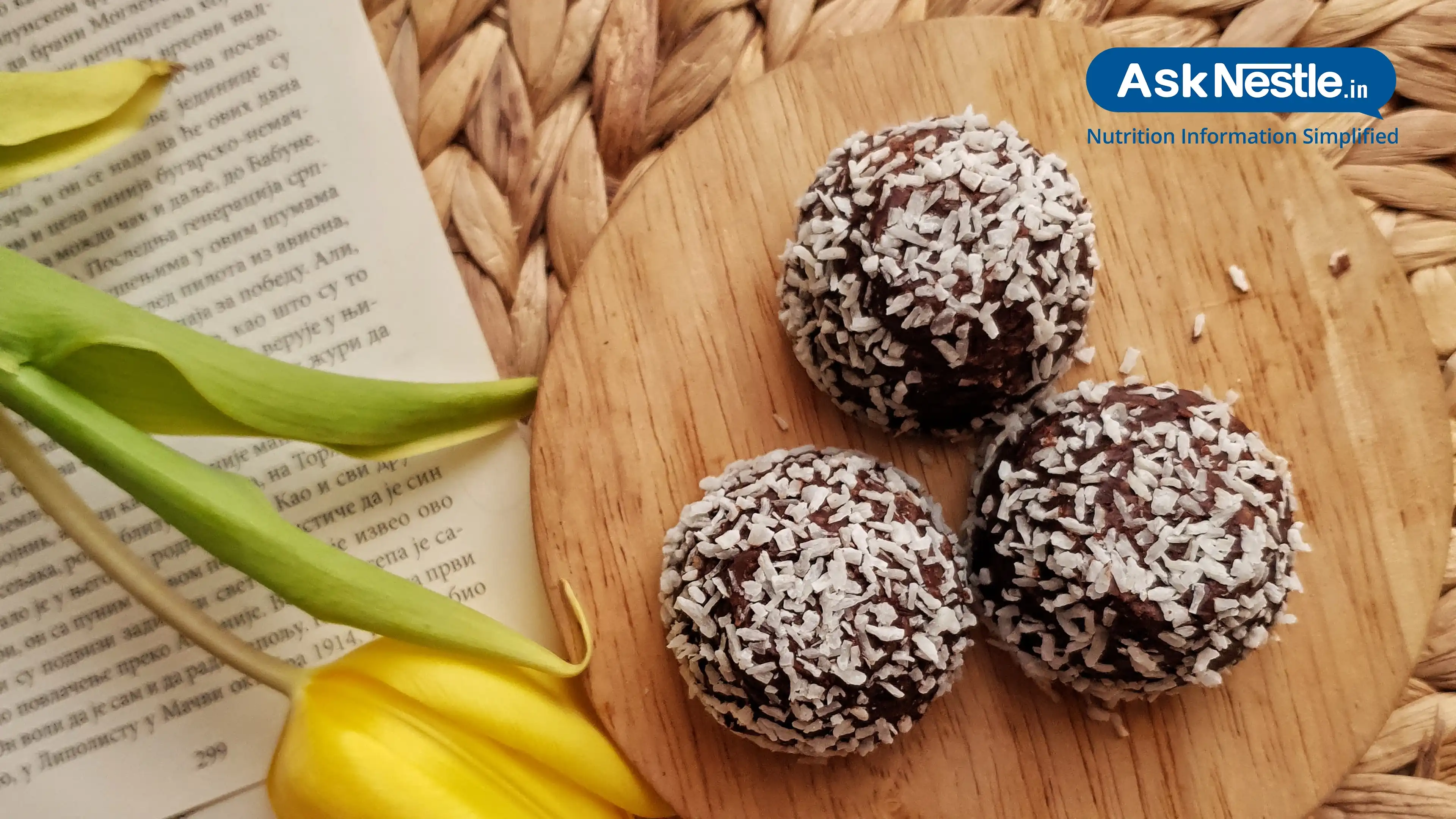 Chocolate Coconut Ladoo Recipe, Quick & Easy | Ask Nestle