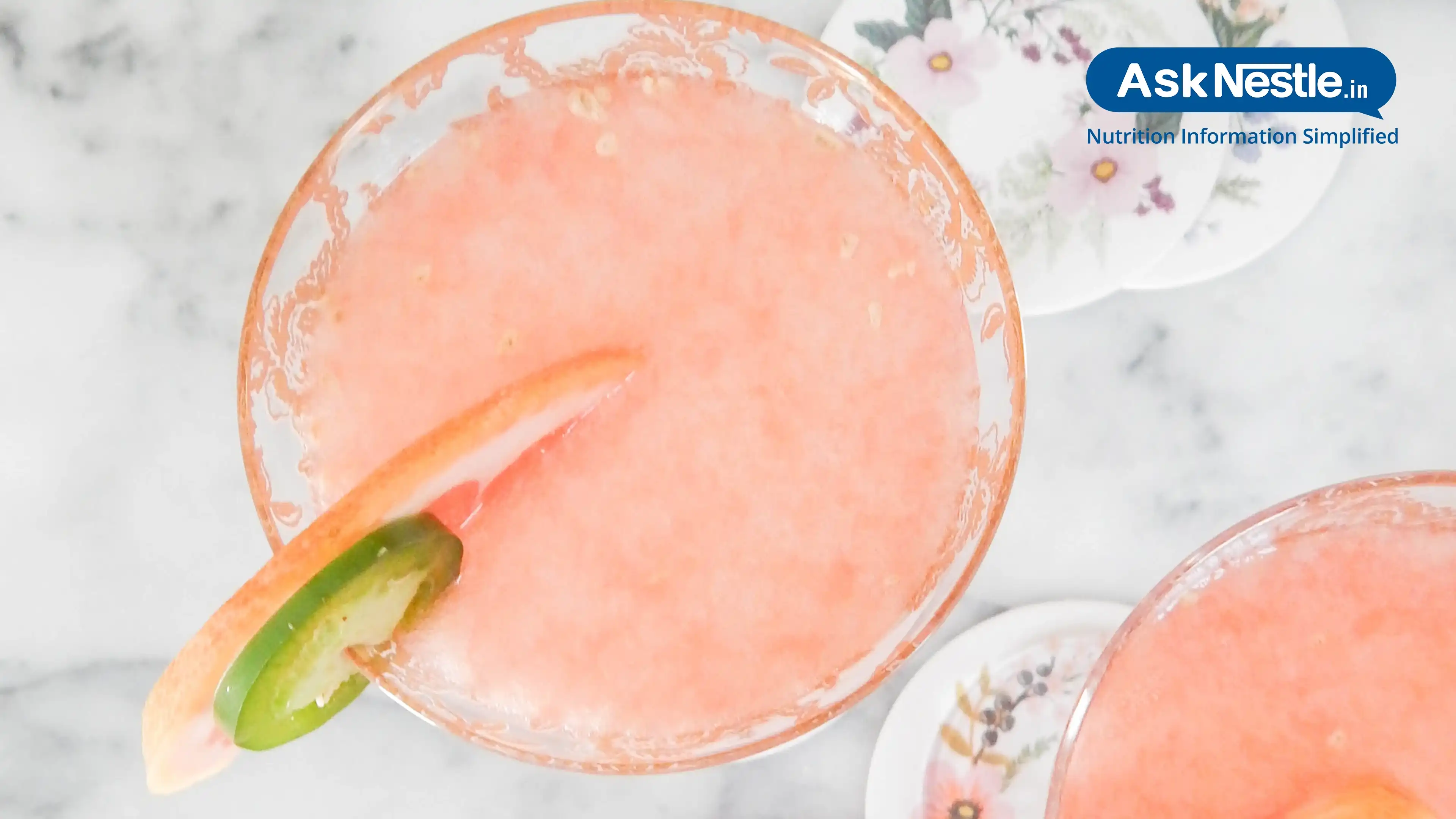 Grapefruit Banana Mint Shake Recipe | Ask Nestle