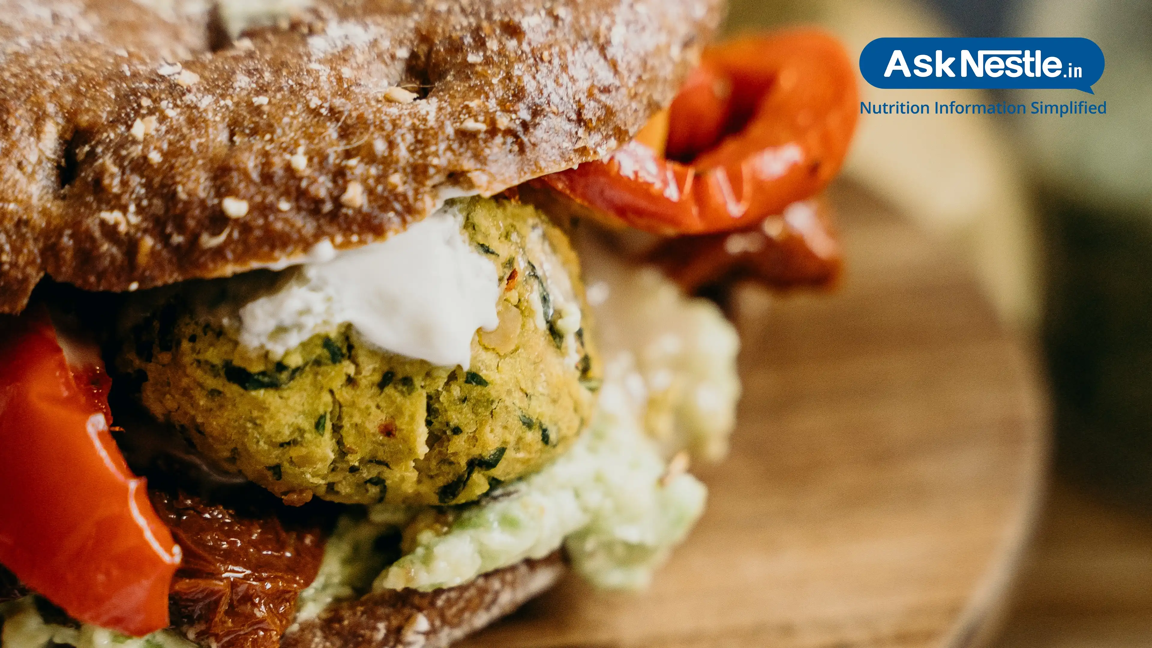 Chicken Falafel Burger Recipe, Quick & Easy | Ask Nestle