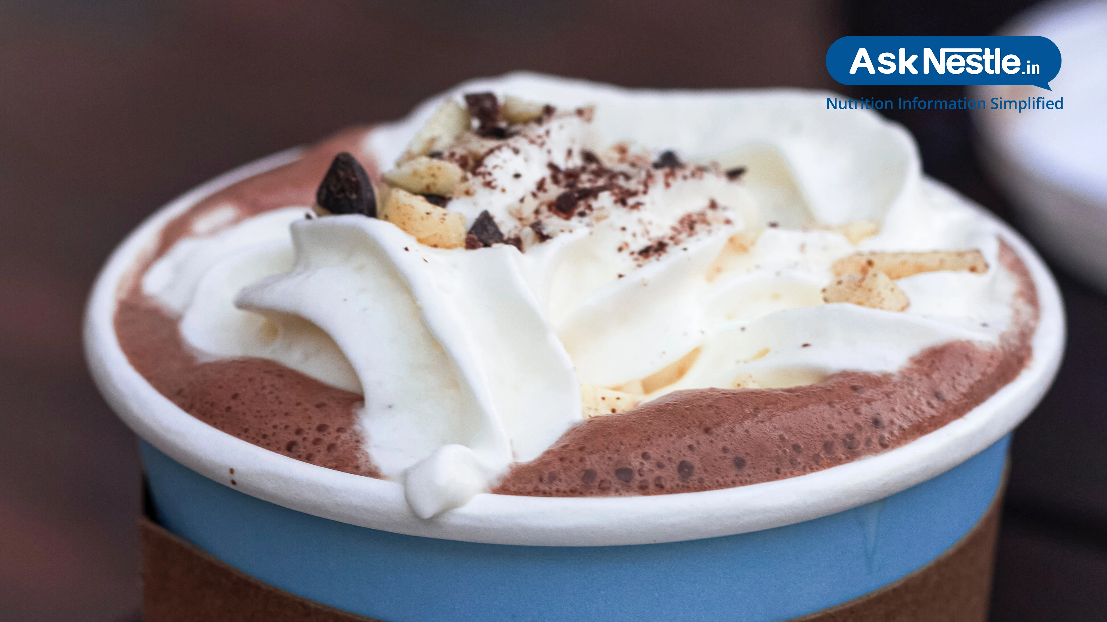 Almond, Pista Hot Chocolate Milk Recipe | Ask Nestle