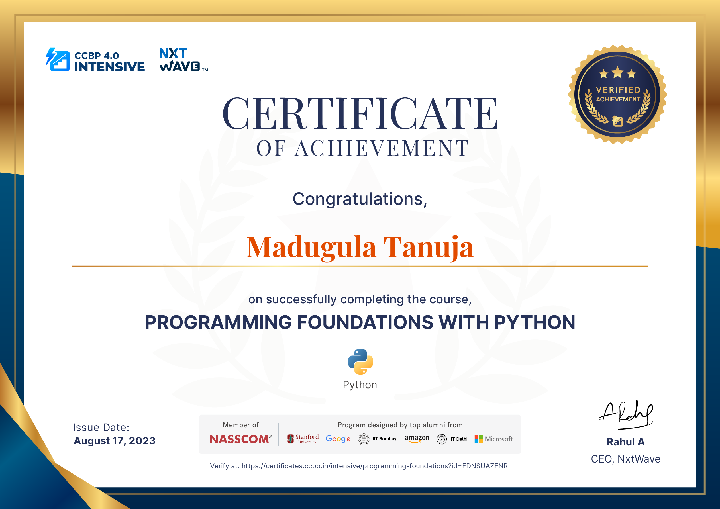 Madugula Tanuja - member technically in Java, Python, SQL, HTML, Node.js ,React.js, | LinkedIn