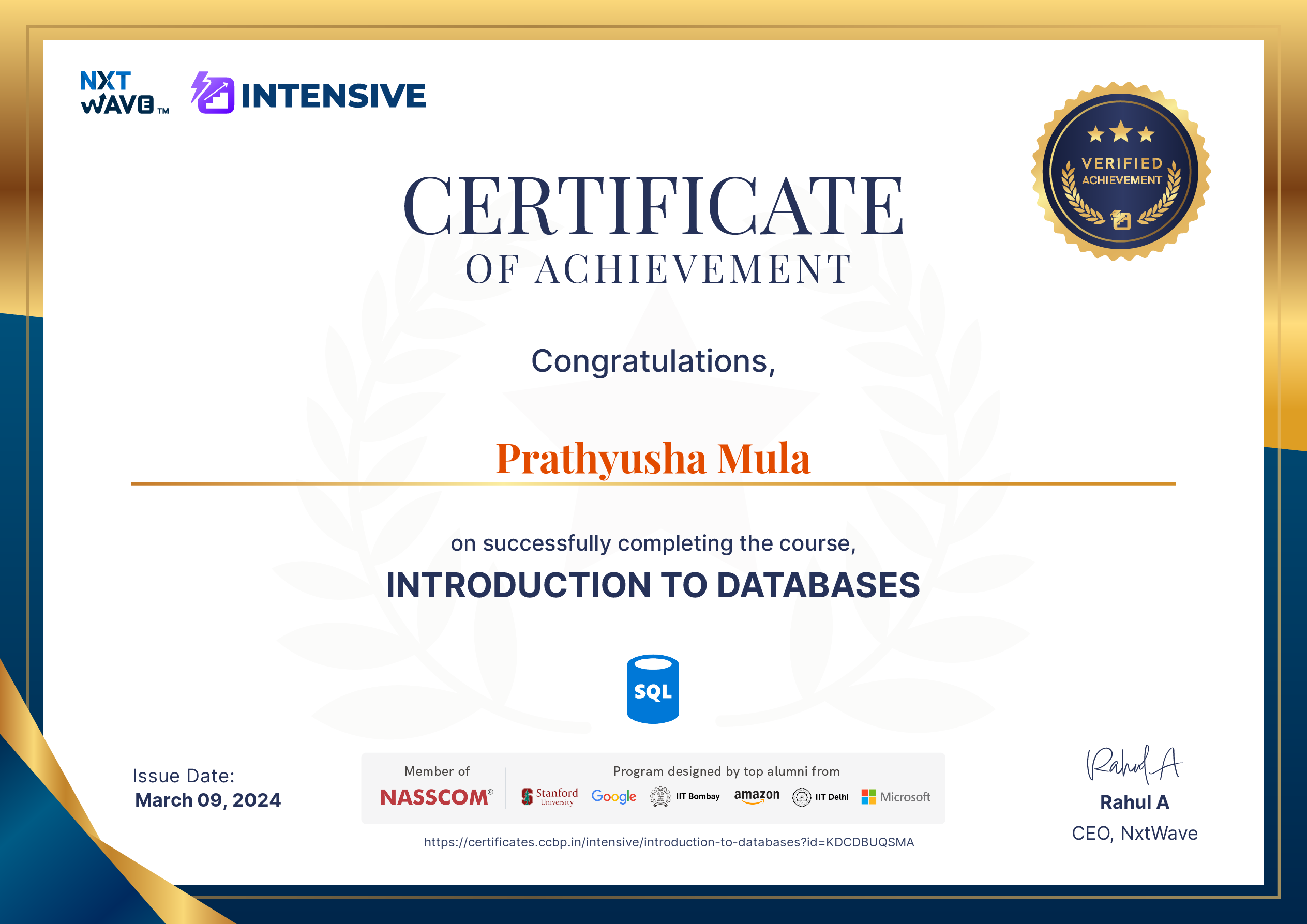 Prathyusha Mula - Mern Stack Developer| Python developer| Sql|CCBP 4.0 Intensive Trainee | ECE ...
