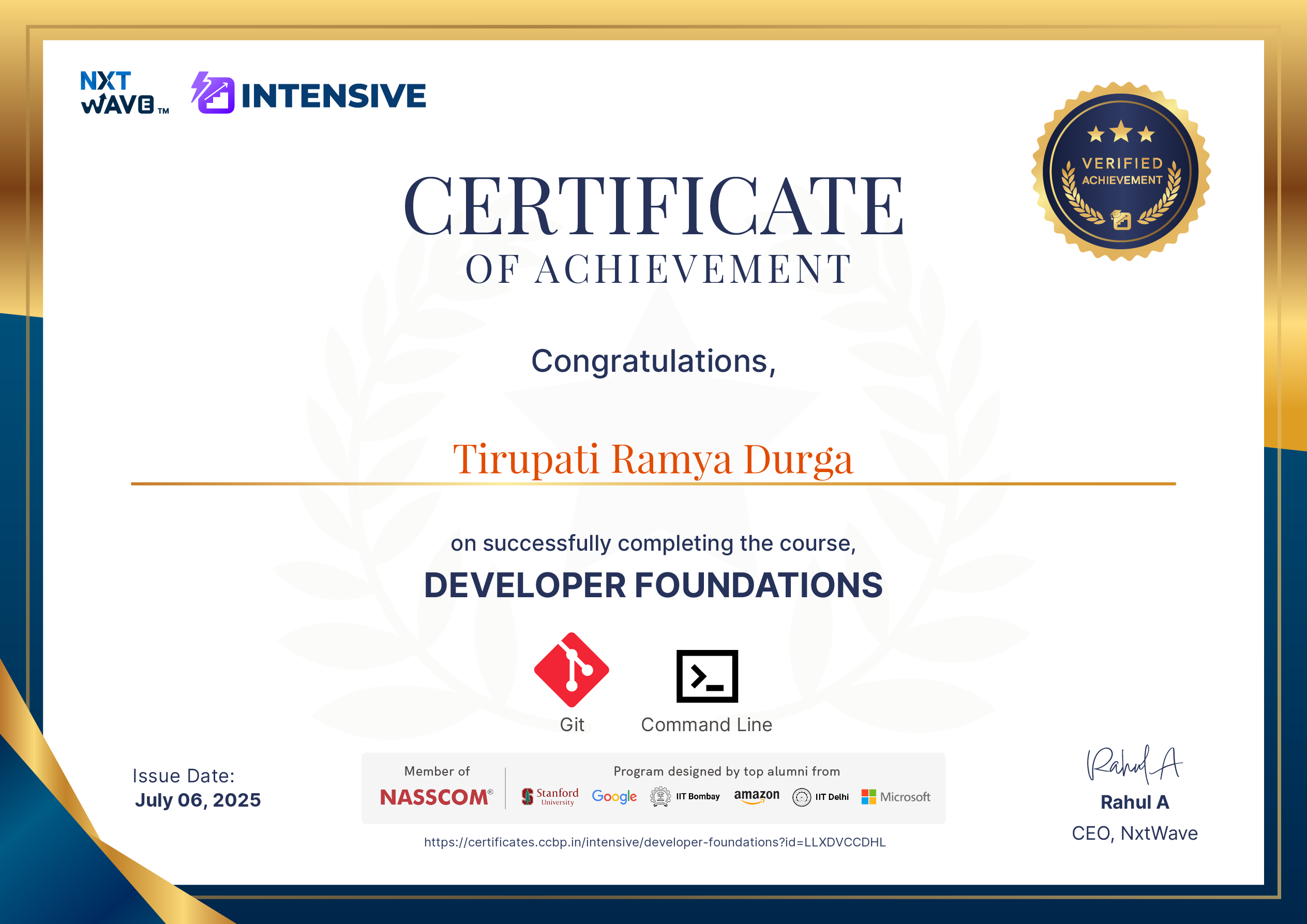Ramya Durga Tirupati Fullstack Developer React Django Python Jsnodejsmongodbsql