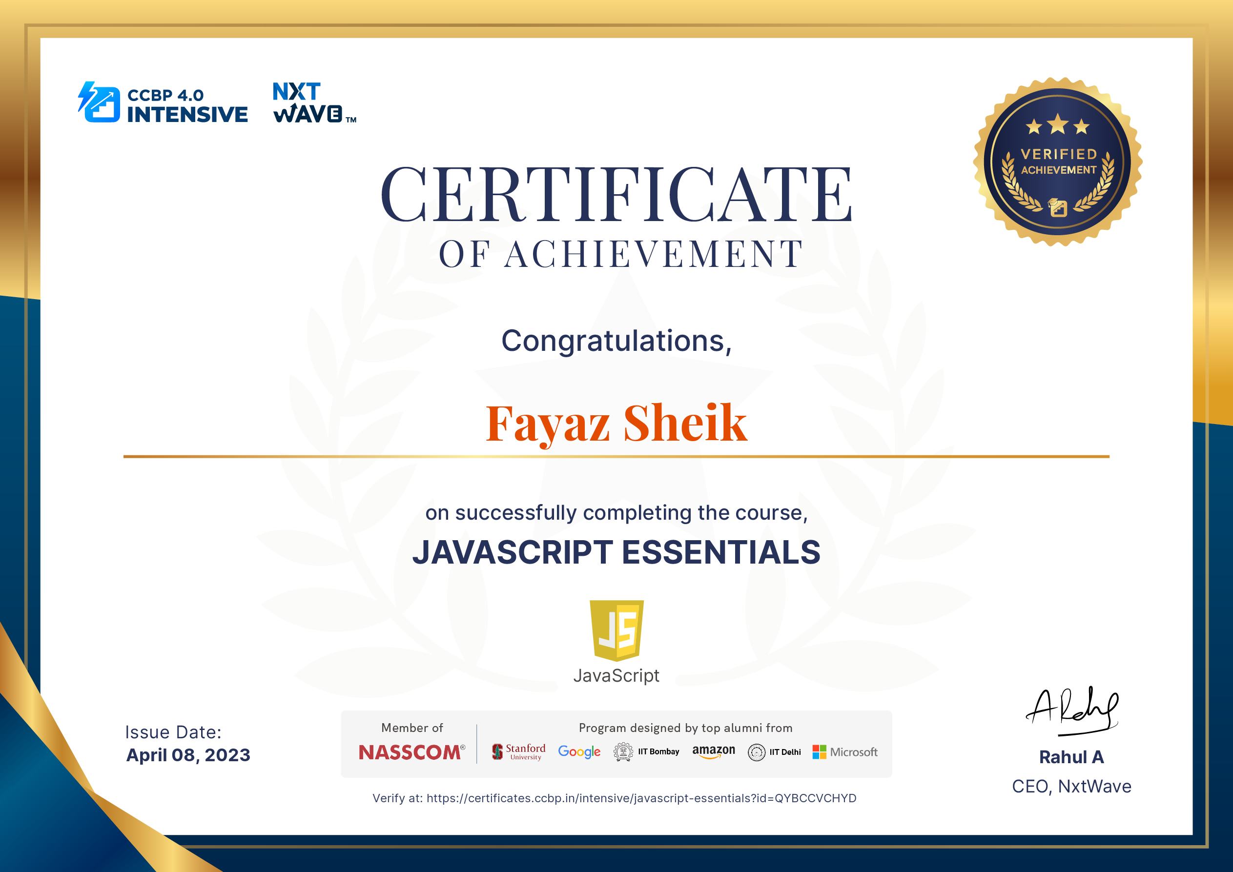 Fayaz Sheik - Full Stack Developer | LinkedIn