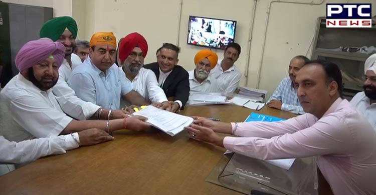 Punjab Bypolls: Congress candidate Capt Sandeep Singh Sandhu files ... Punjab Bypolls: Congress candidate Capt Sandeep Singh Sandhu files ...