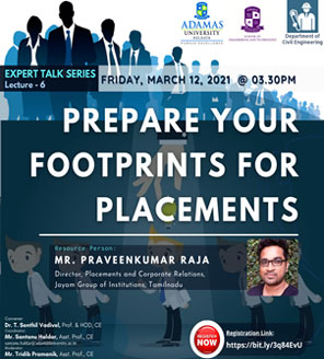 Expert Talk Series on Advancements in Civil Engineering – 26, Feb 2021 ...