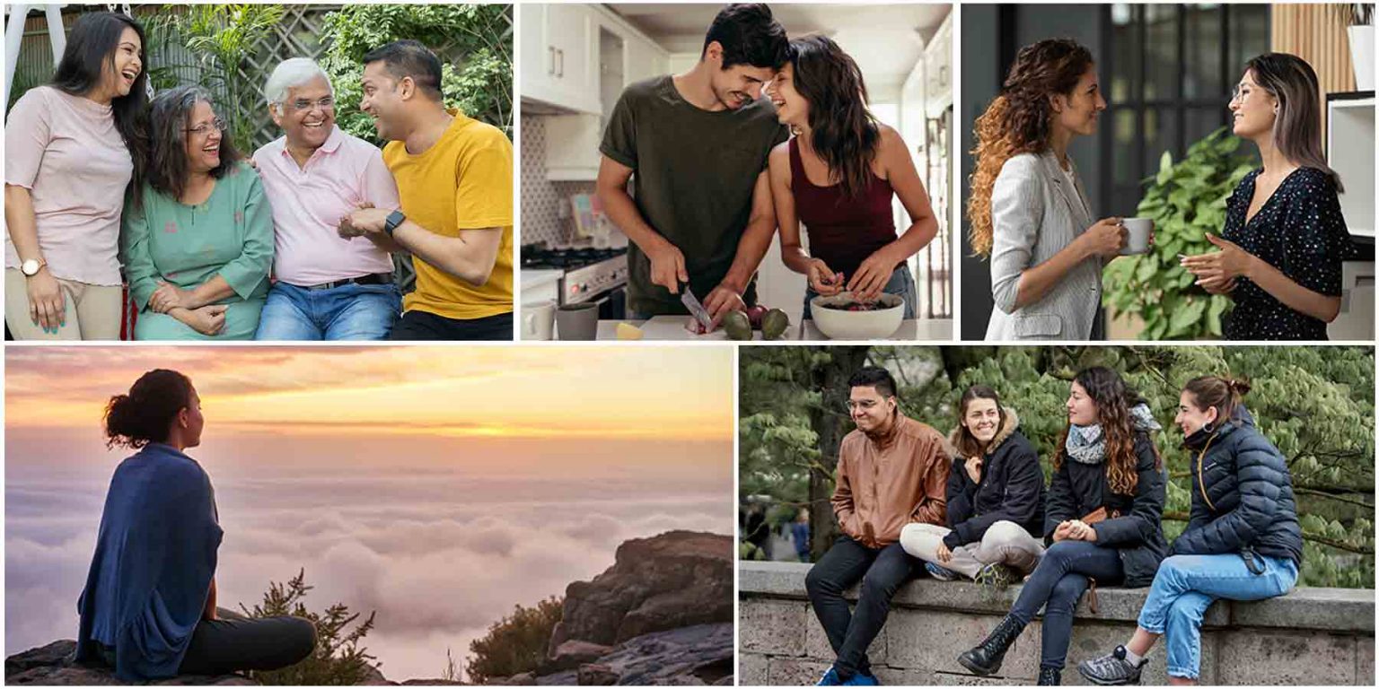 Who do we spend time with across our lifetime