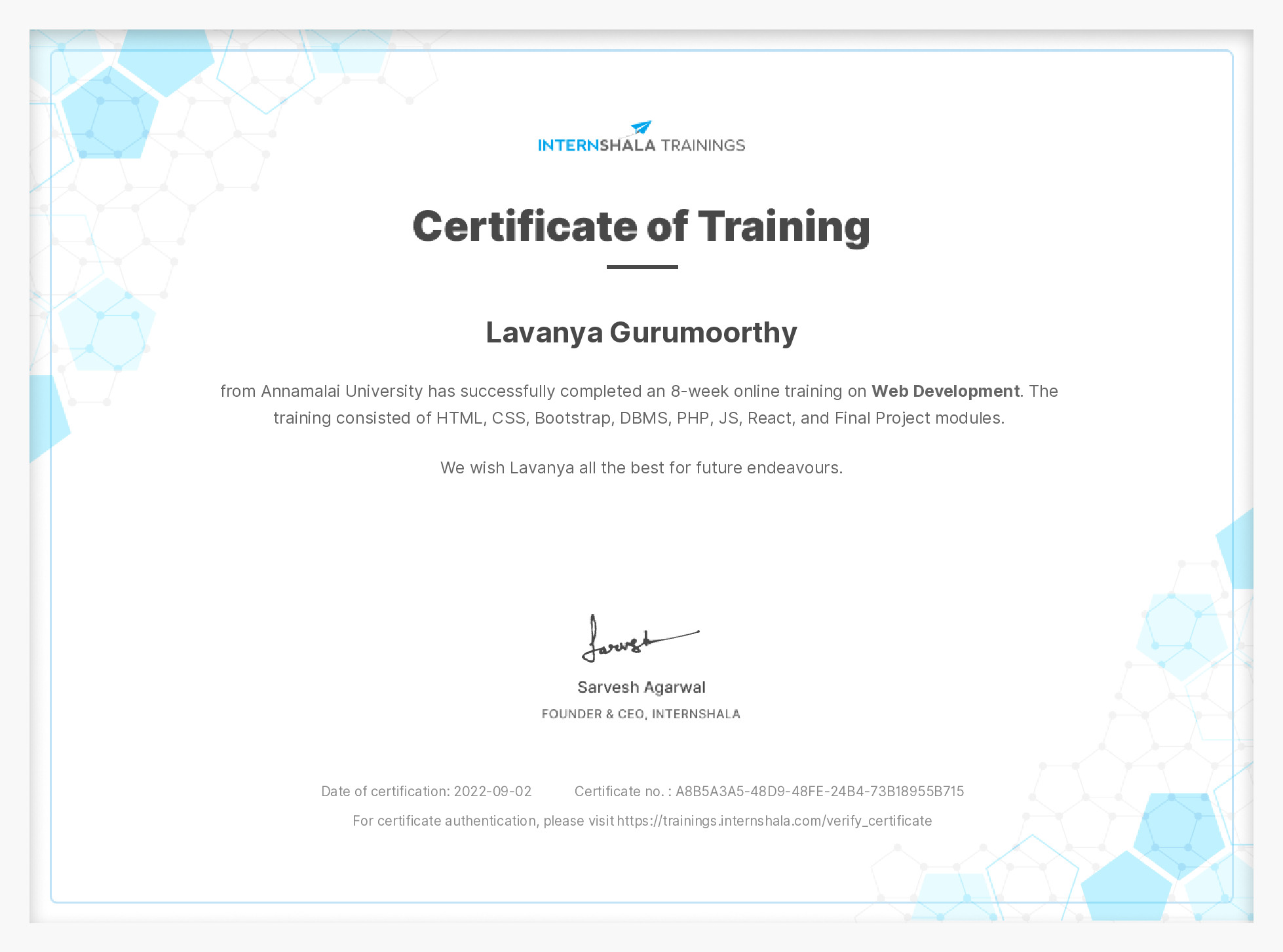 LAVANYA GURUMOORTHY - Java Full Stack Developer | LinkedIn