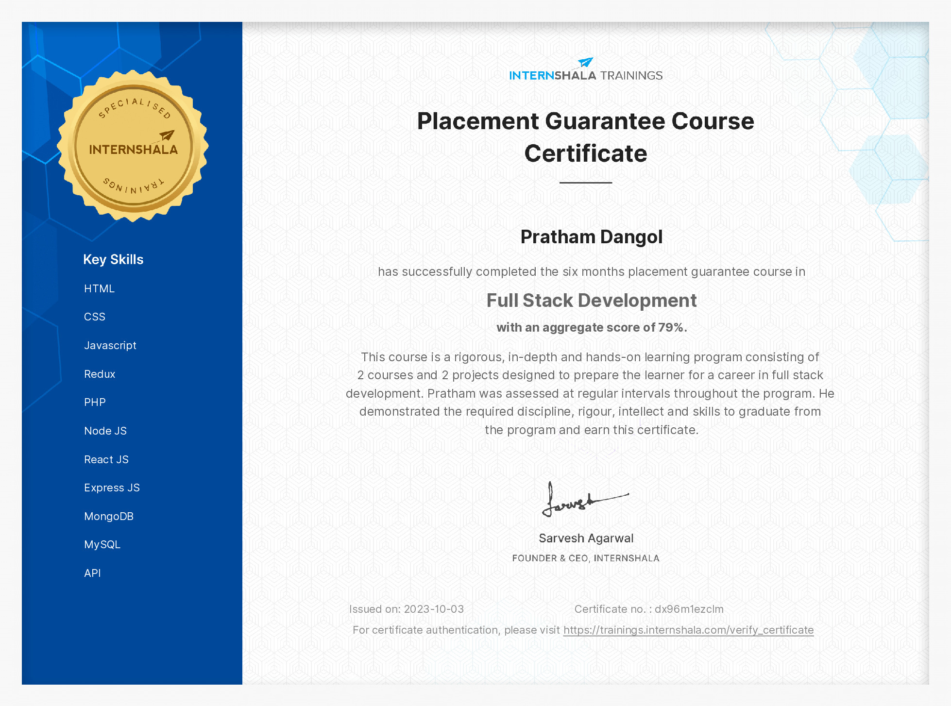 Pratham Dangol - Frontend Developer at AlgoBulls | Ex-Freelance Full Stack Developer | 100+ DSA ...